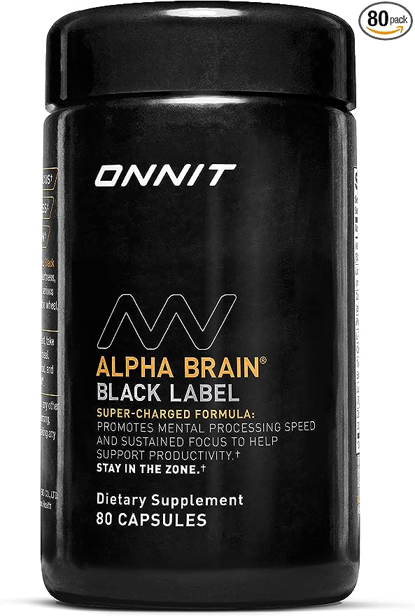 Onnit - Alpha Brain Black Label - SuppCo