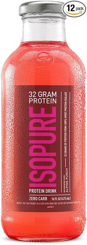 ISOPURE - Protein Ready-to-Drink 12 Pack (Alpine Punch) - SuppCo