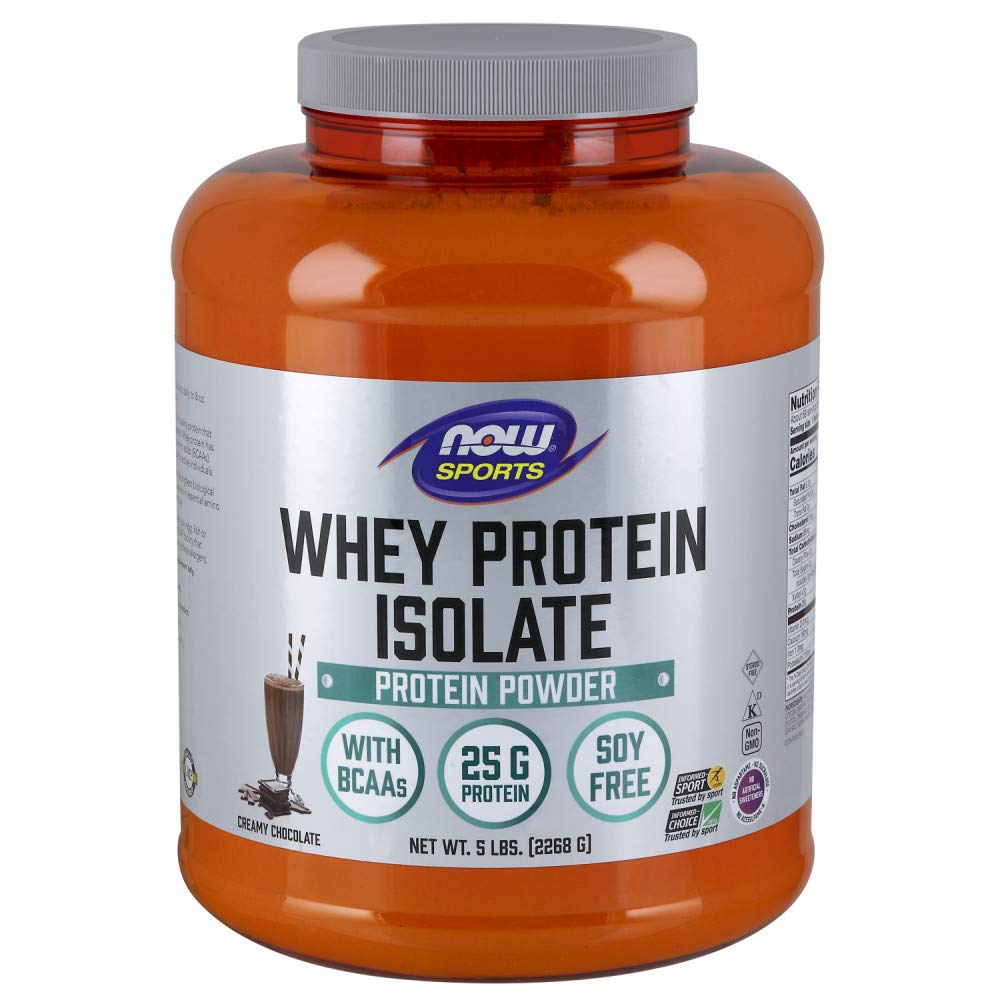 NOW - Whey Protein Isolate (Creamy Chocolate) - SuppCo