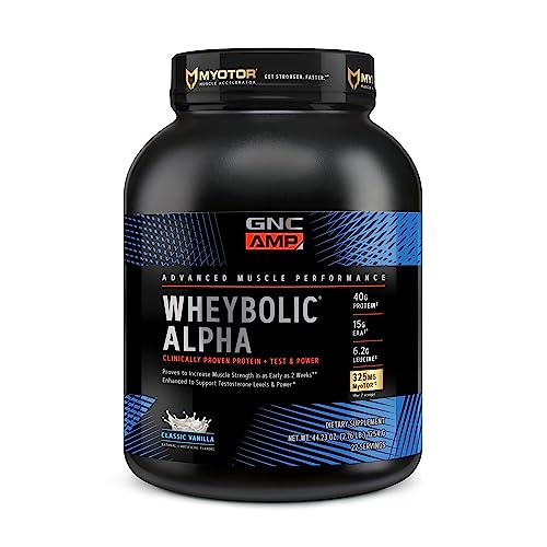 GNC AMP Advanced Muscle Performance - Wheybolic Alpha Protein Powder ...
