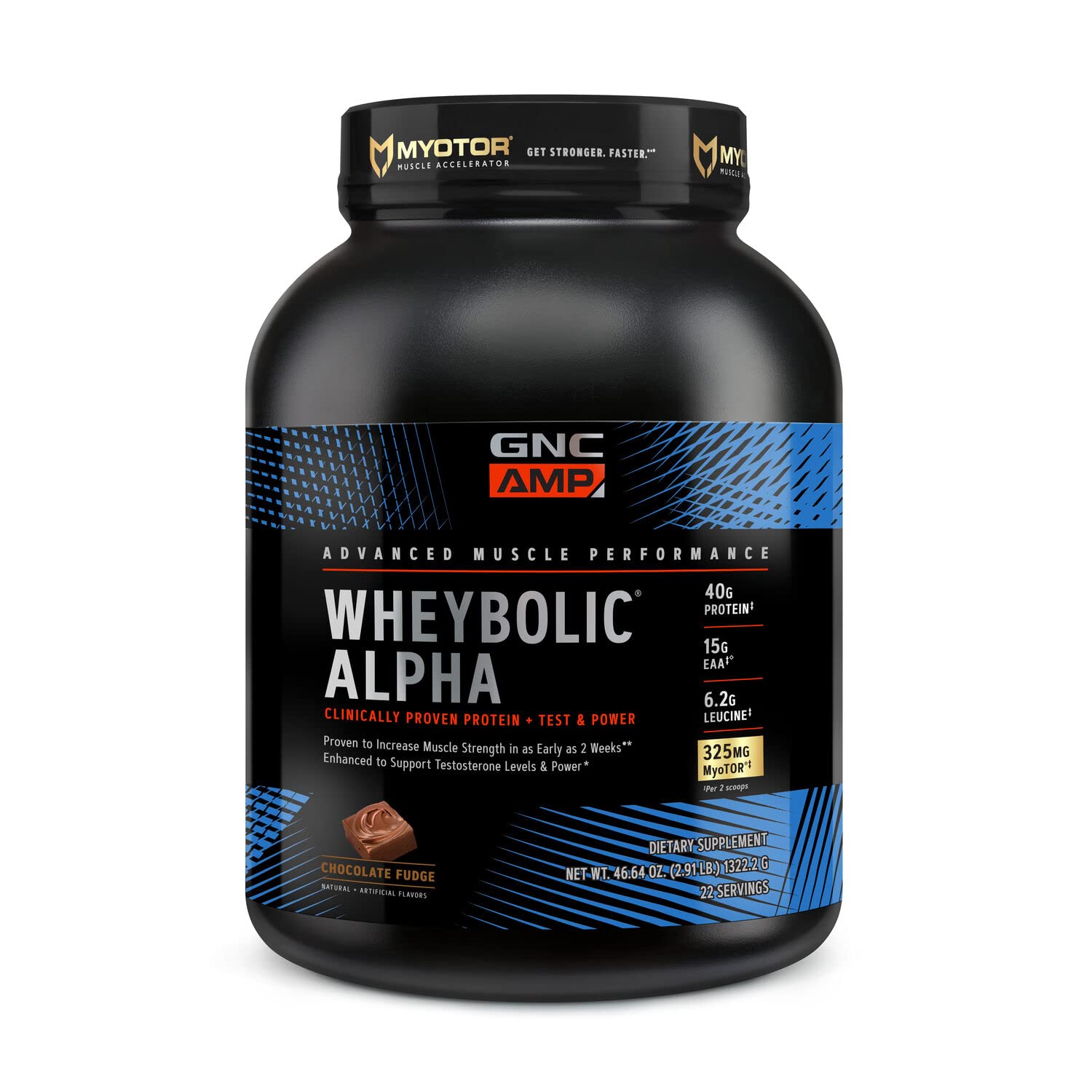 GNC AMP Advanced Muscle Performance - Wheybolic Alpha Protein Powder ...