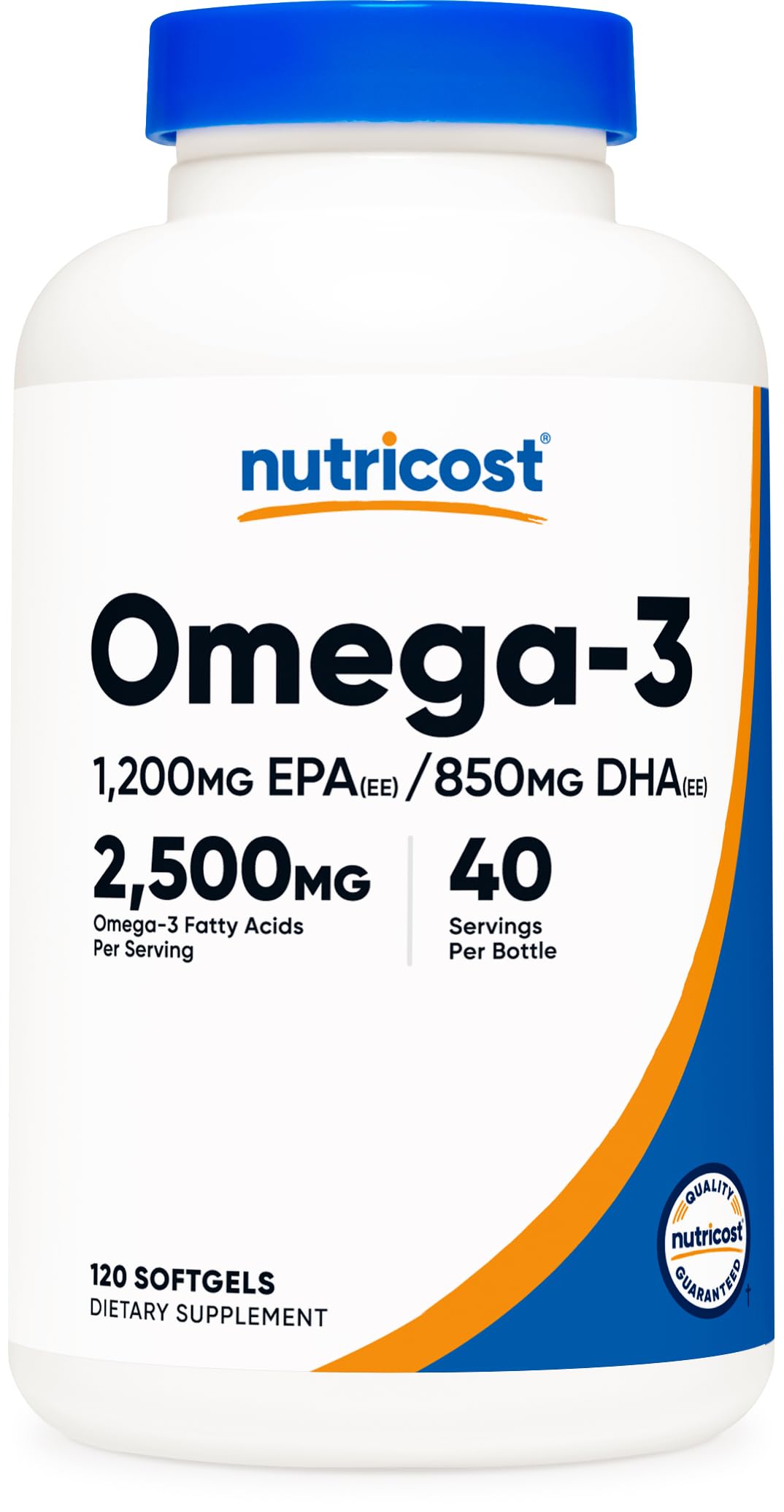 Nutricost - Omega 3 Fish Oil - 2500MG - SuppCo