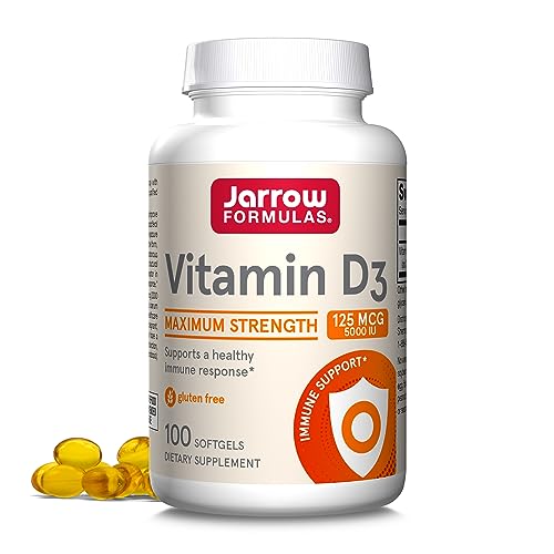 Jarrow Formulas - Vitamin D3 125 mcg 5000 IU - SuppCo