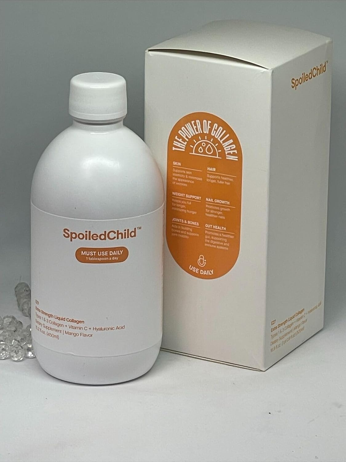 Spoiledchild - E27 Extra Strength Liquid Collagen (Mango) - SuppCo
