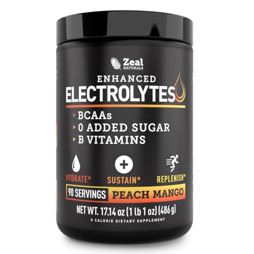 Zeal Naturals - Enhanced Electrolyte Powder (Peach Mango) - SuppCo