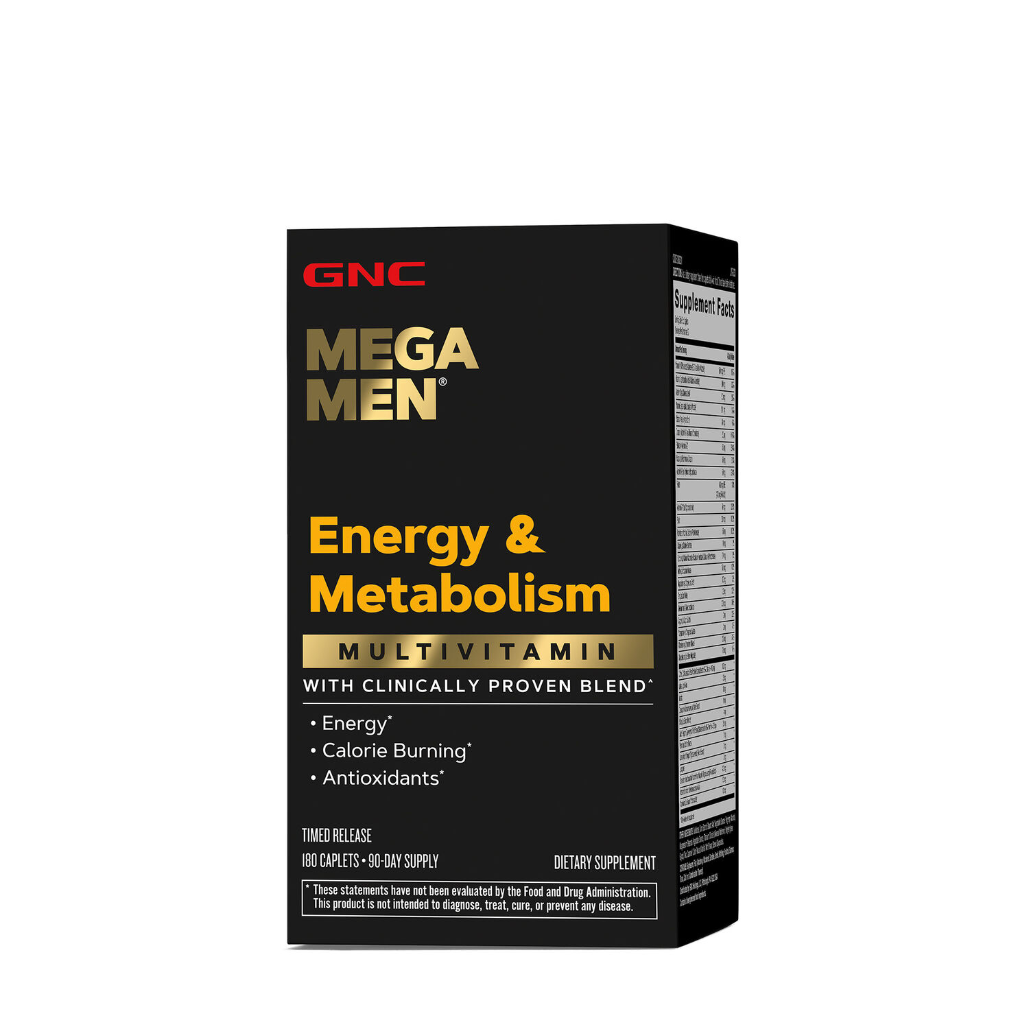 GNC - Mega Men Energy & Metabolism Multivitamin - SuppCo