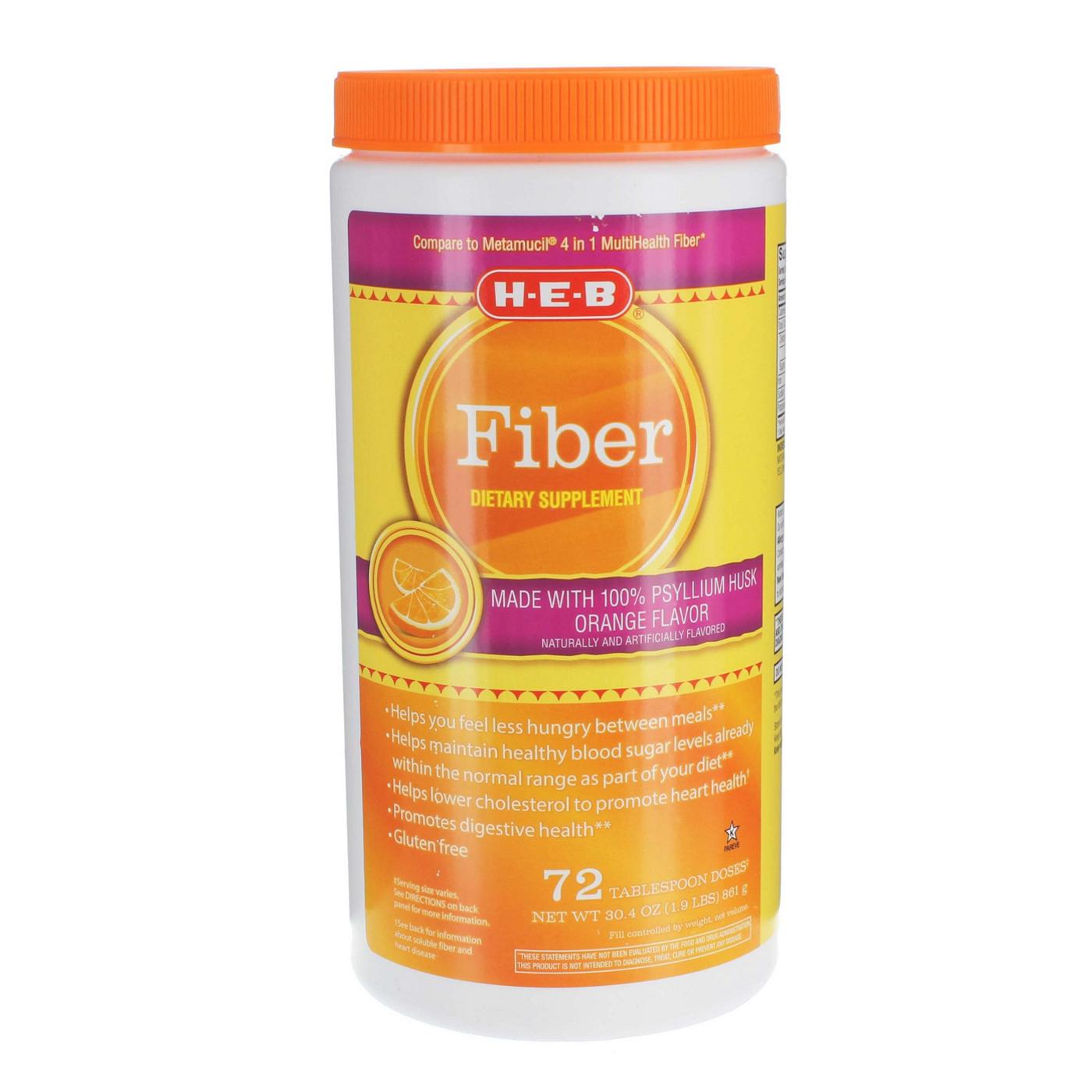 H-E-B Fiber Dietary Supplement | SuppCo
