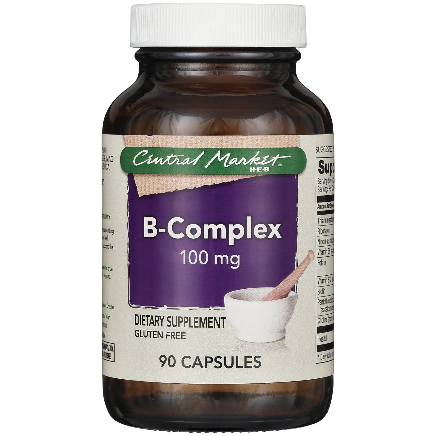 Central Market HEB - B-Complex 100mg - SuppCo