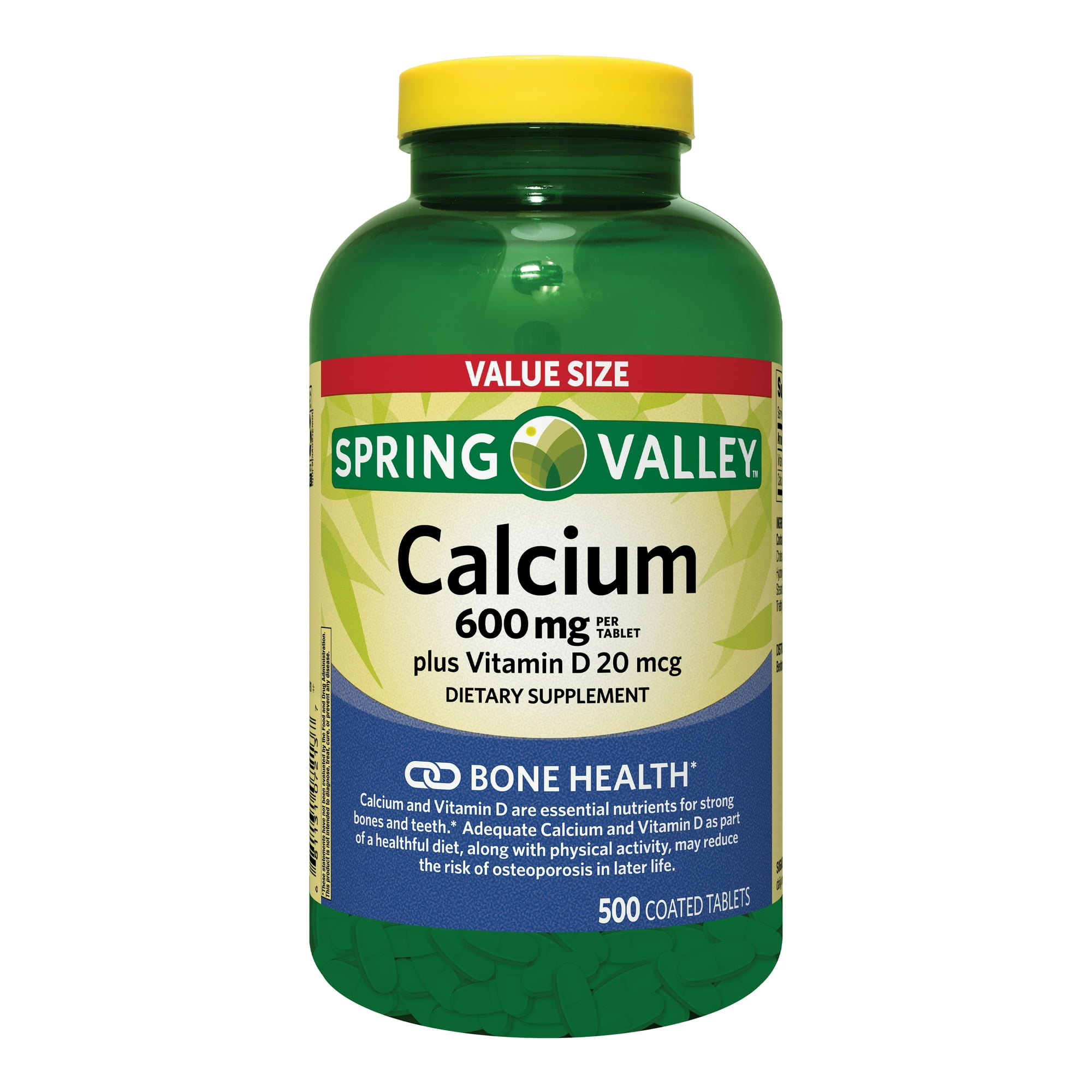 Spring Valley - Calcium 600mg with Vitamin D - SuppCo