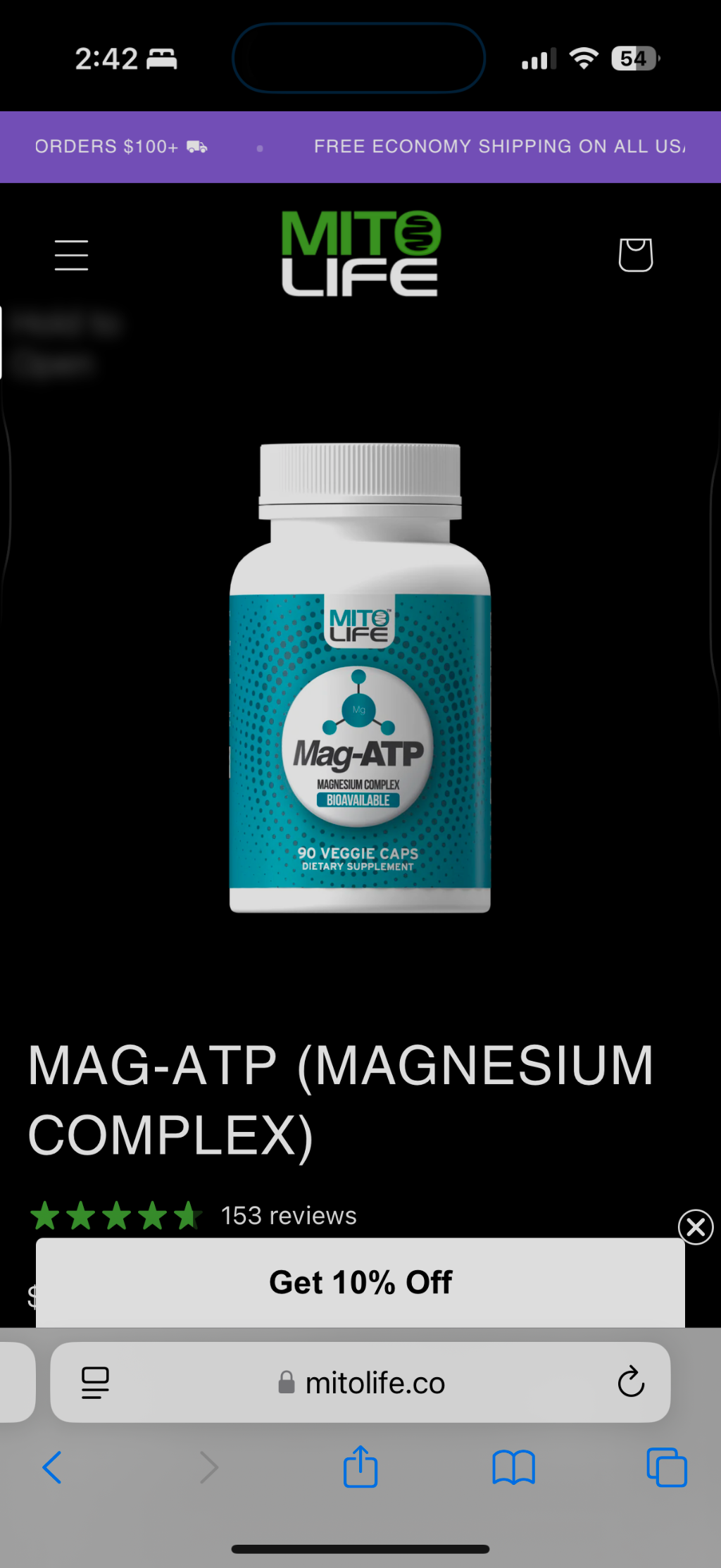 Mitolife - Mag-ATP - SuppCo