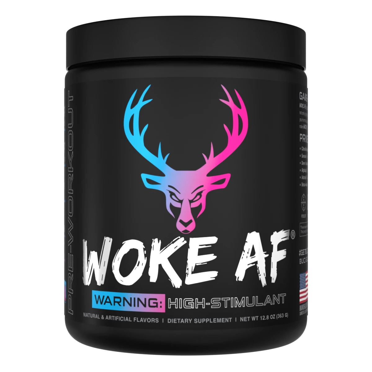 Bucked Up - Woke AF Pre-Workout (Miami Strawberry Mango Pineapple) - SuppCo