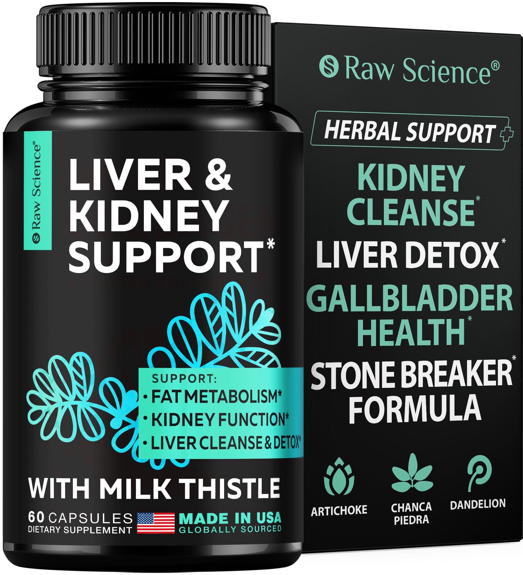 S Raw Science - Liver & Kidney Support - SuppCo