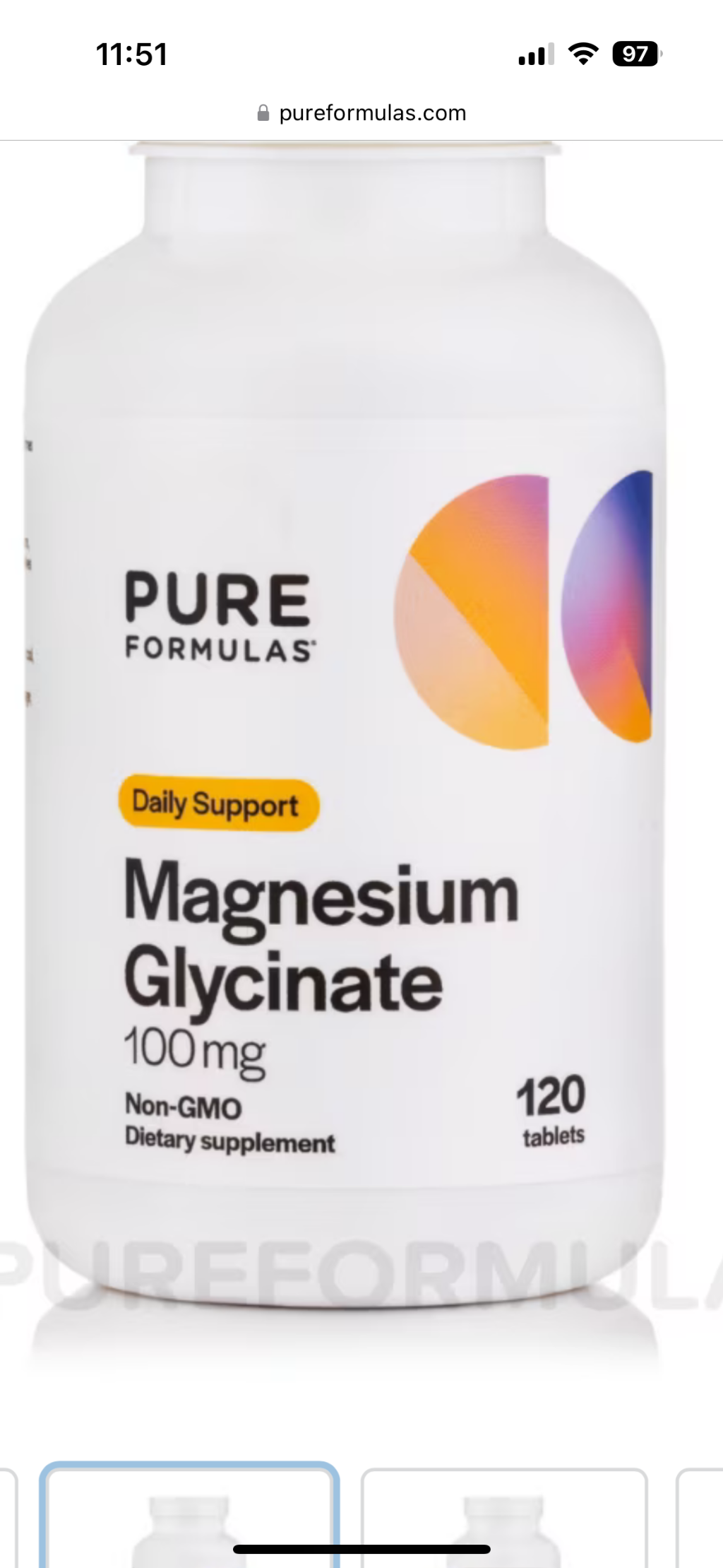 Pure Formulas - Magnesium Glycinate - SuppCo