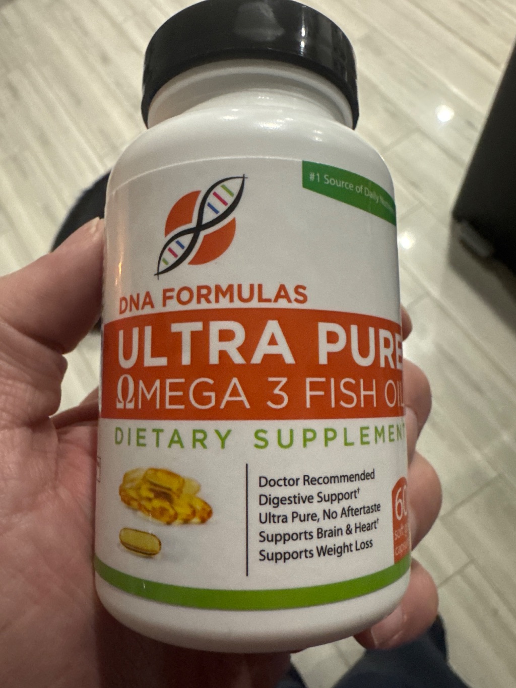 DNA Formulas - Ultra Pure Omega 3 Fish Oil - SuppCo
