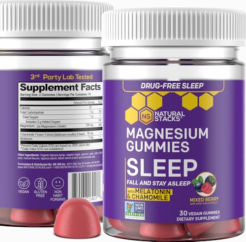 Natural Stacks - Magnesium Gummies Sleep - SuppCo