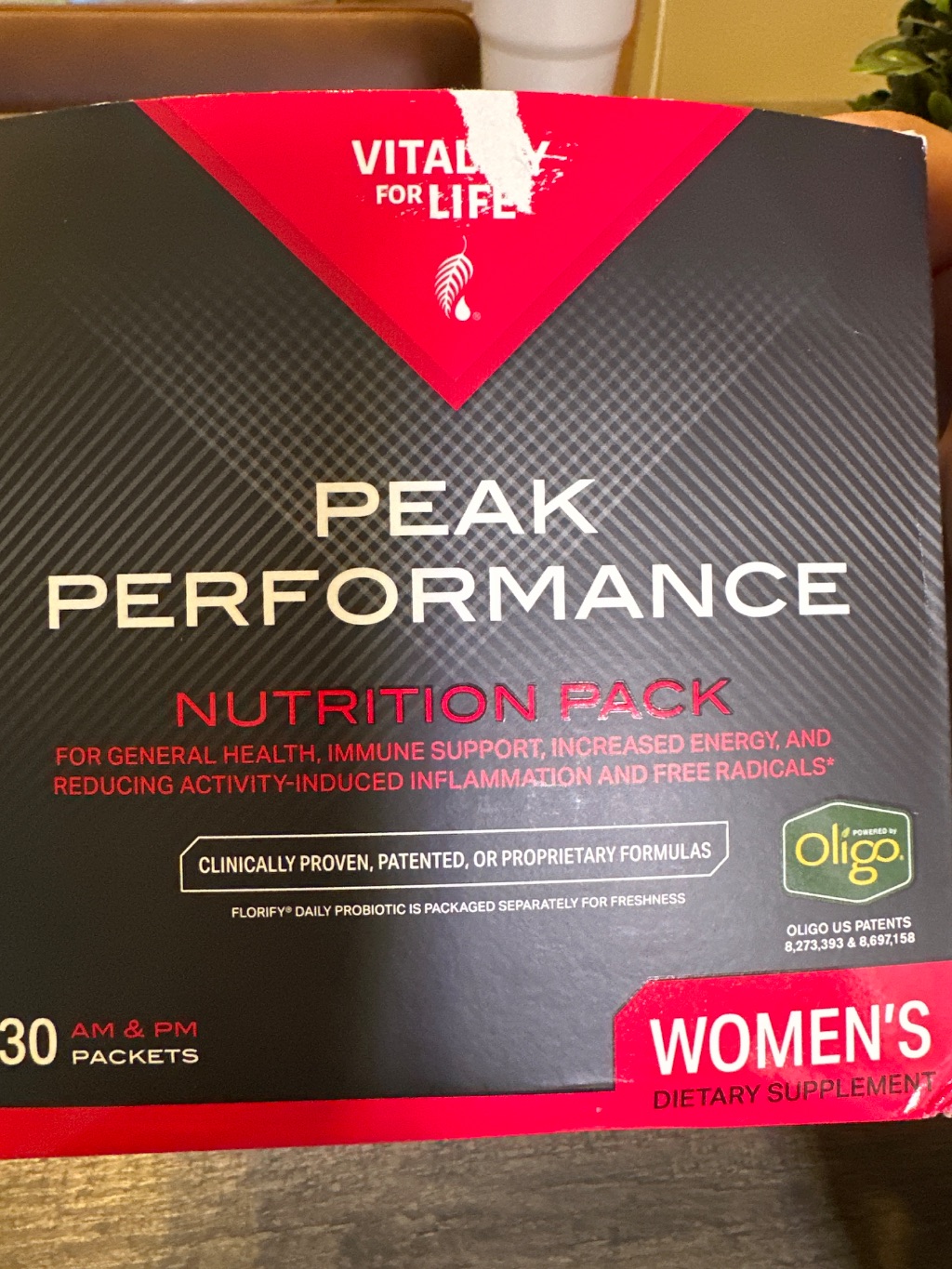 Vitality for Life - Peak Performance Nutrition Pack - SuppCo