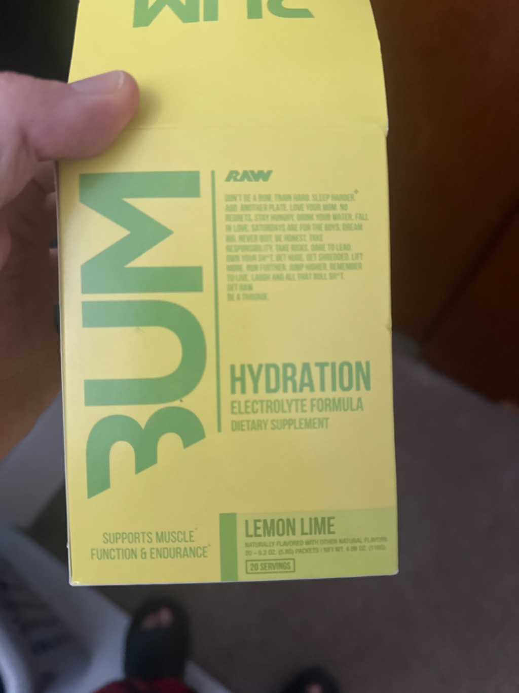 RAW - RUM Hydration Electrolyte Formula - SuppCo