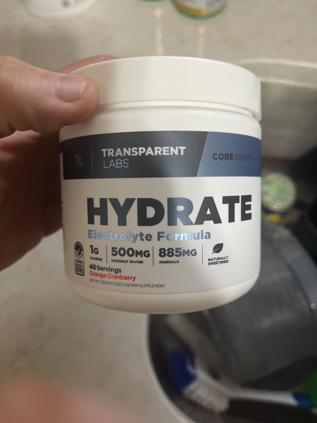 Transparent Labs - Hydrate Electrolyte Formula - SuppCo