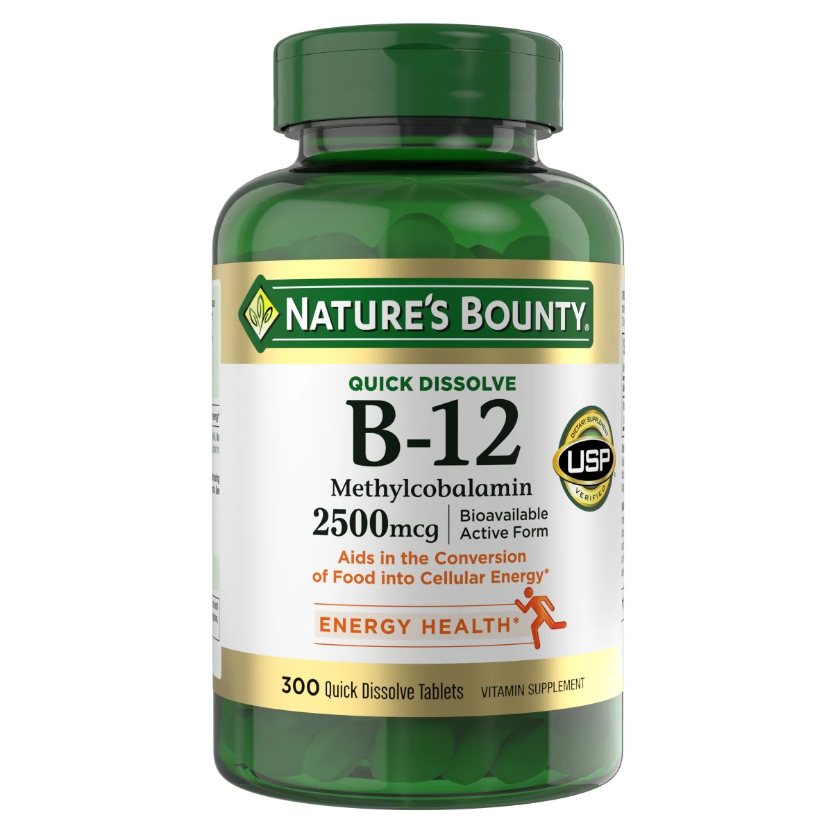 Nature's Bounty - Vitamin B-12 2500 mcg Quick Dissolve Tablets - SuppCo