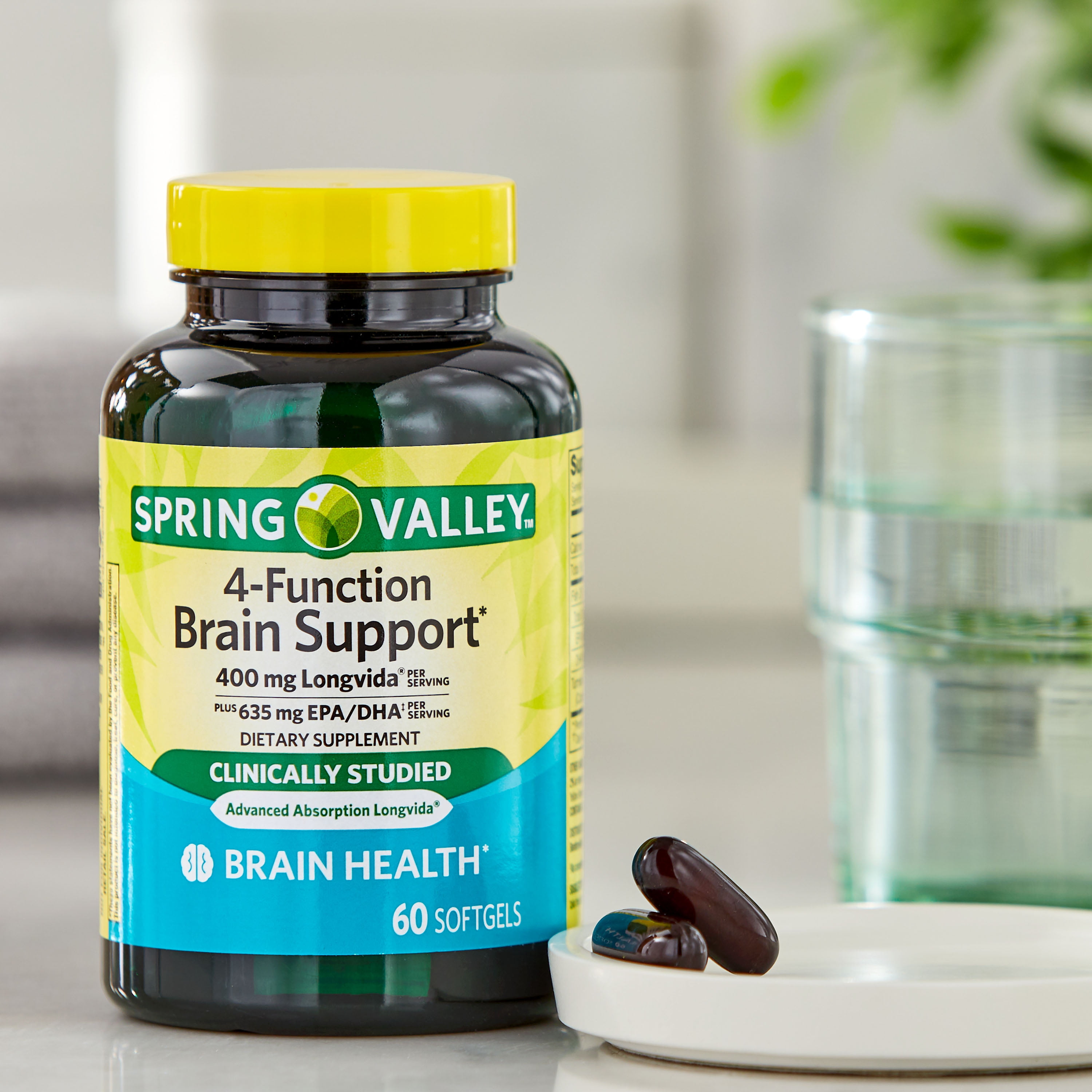 Spring Valley - 4-Function Brain Support - SuppCo