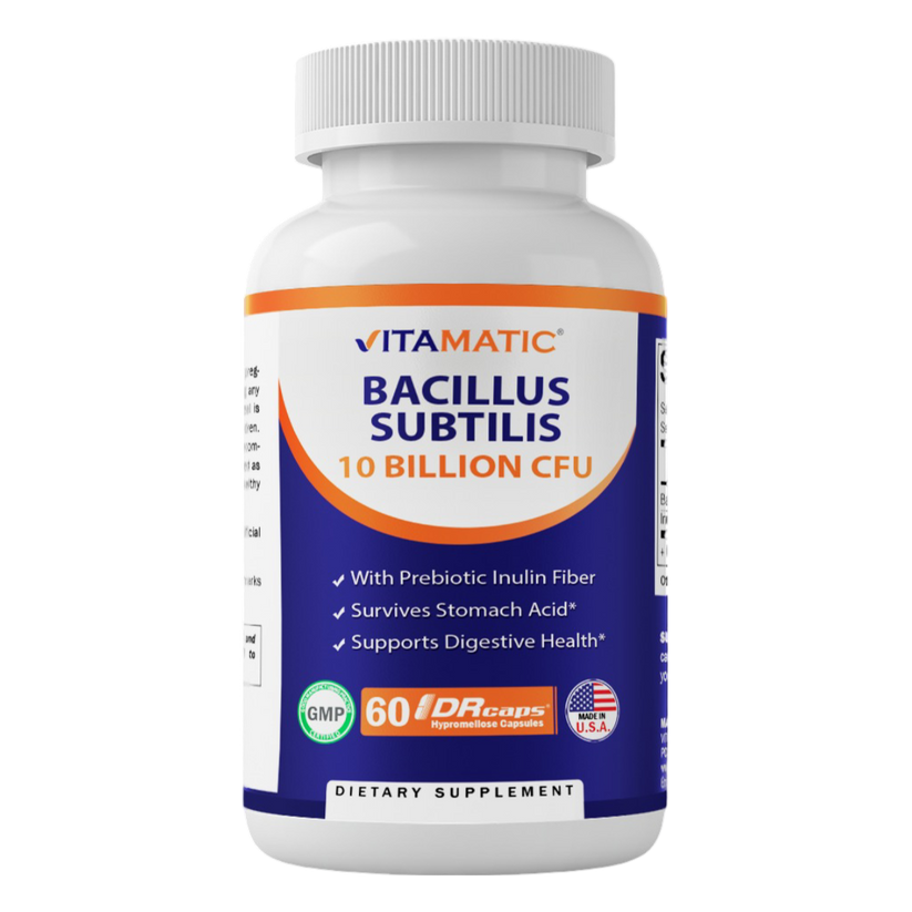 Vitamatic - Bacillus Subtilis 10 Billion CFU - SuppCo