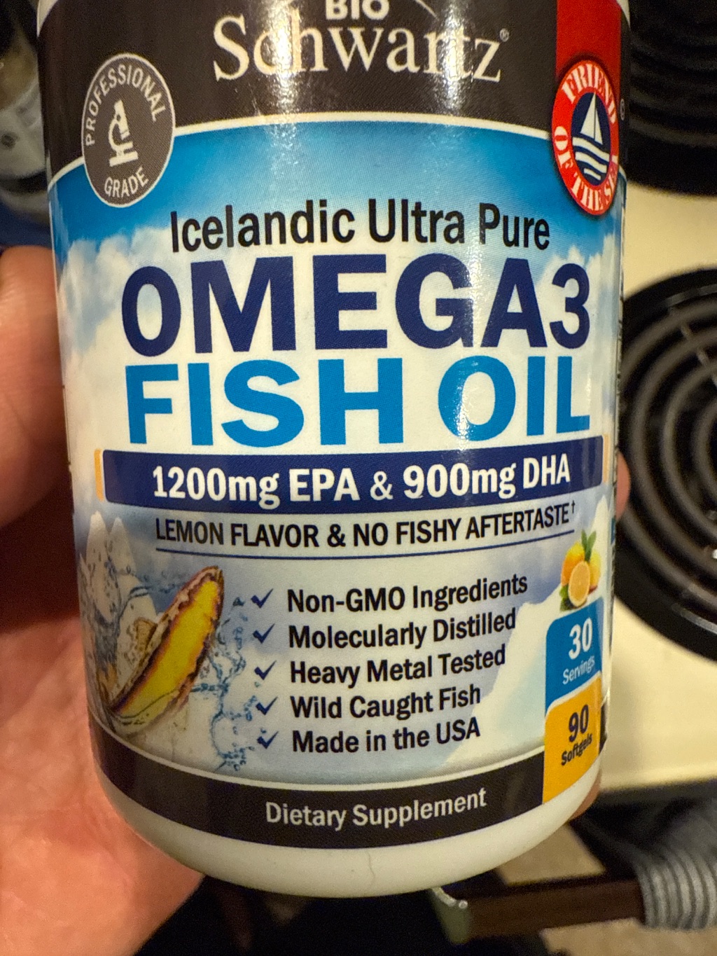 Bio Schwartz Icelandic Ultra Pure Omega 3 Fish Oil | SuppCo
