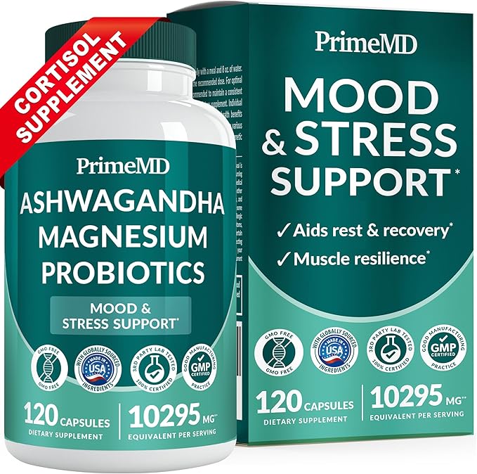PrimeMD - Ashwagandha Magnesium Probiotics - SuppCo