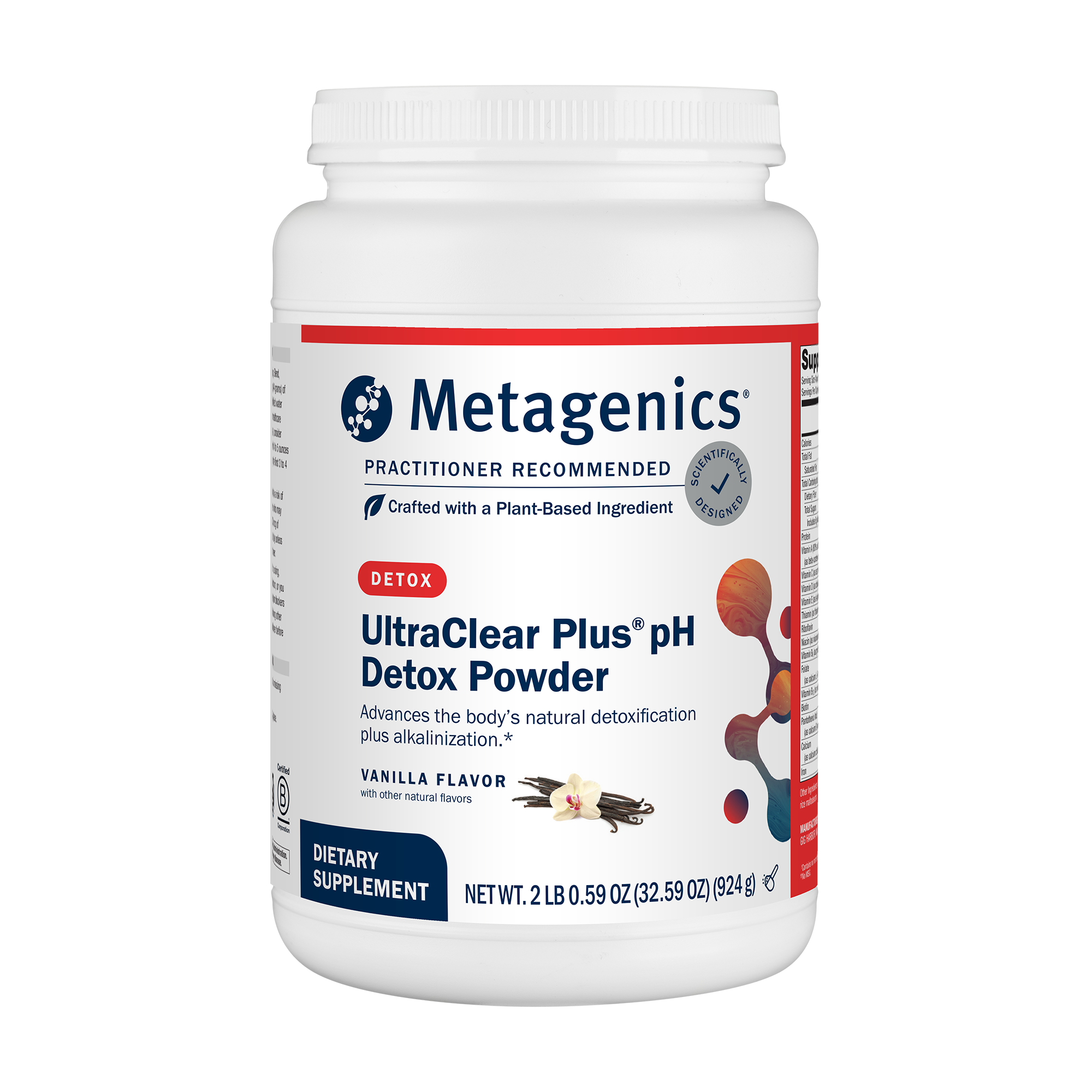 Metagenics - UltraClear Plus pH Detox Powder (Vanilla) - SuppCo