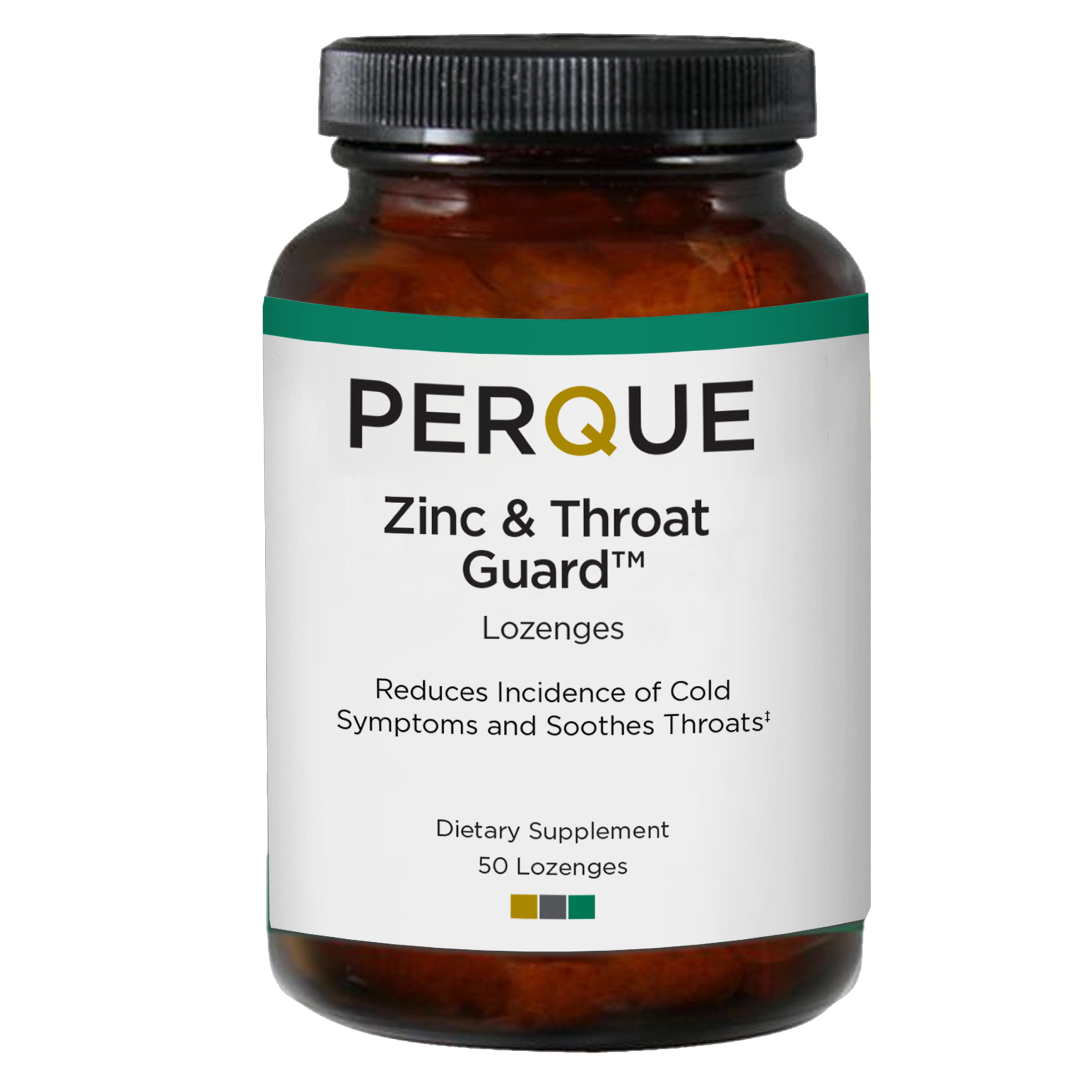 PERQUE - Zinc & Throat Guard Lozenges - SuppCo