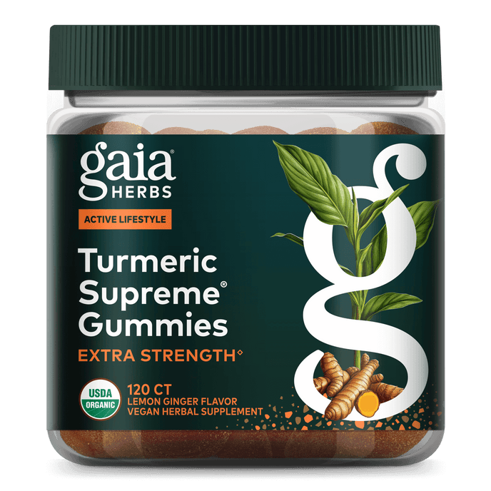 Gaia Herbs - Turmeric Supreme Extra Strength Gummies - SuppCo