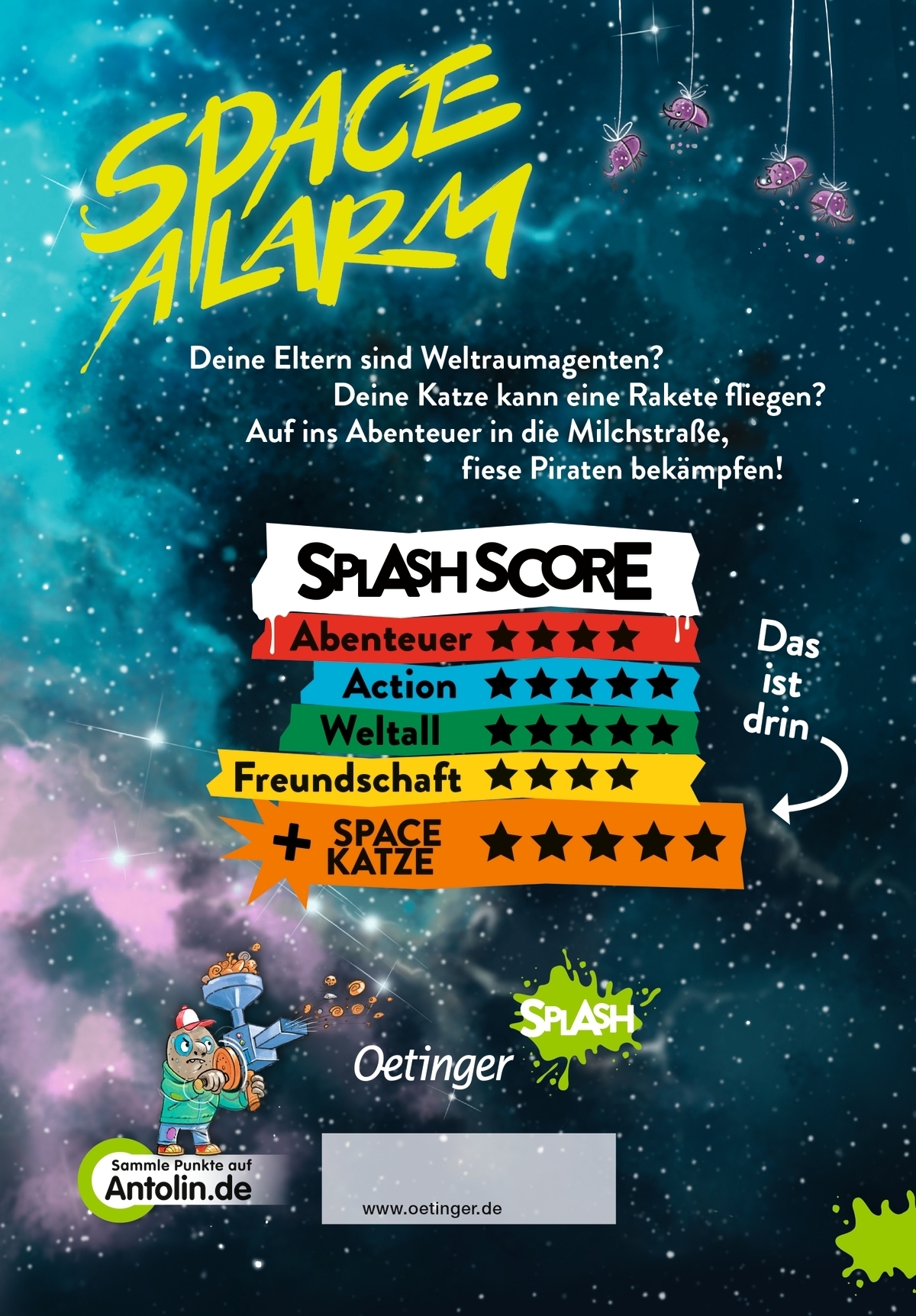 Space Alarm 1. Mit Hyperschall durchs All | Verlagsgruppe Oetinger