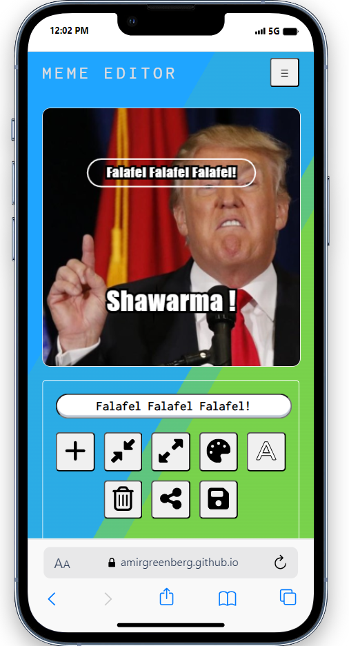 GitHub - AmirGreenberg/MEME-Generator: MEME Generator