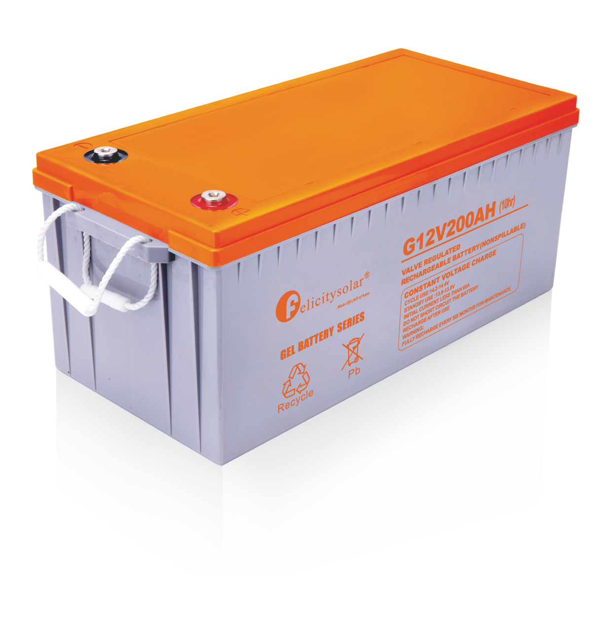 Felicitysolar G12V200AH Gel Battery – 12V 200Ah Deep Cycle | Felicity Solar