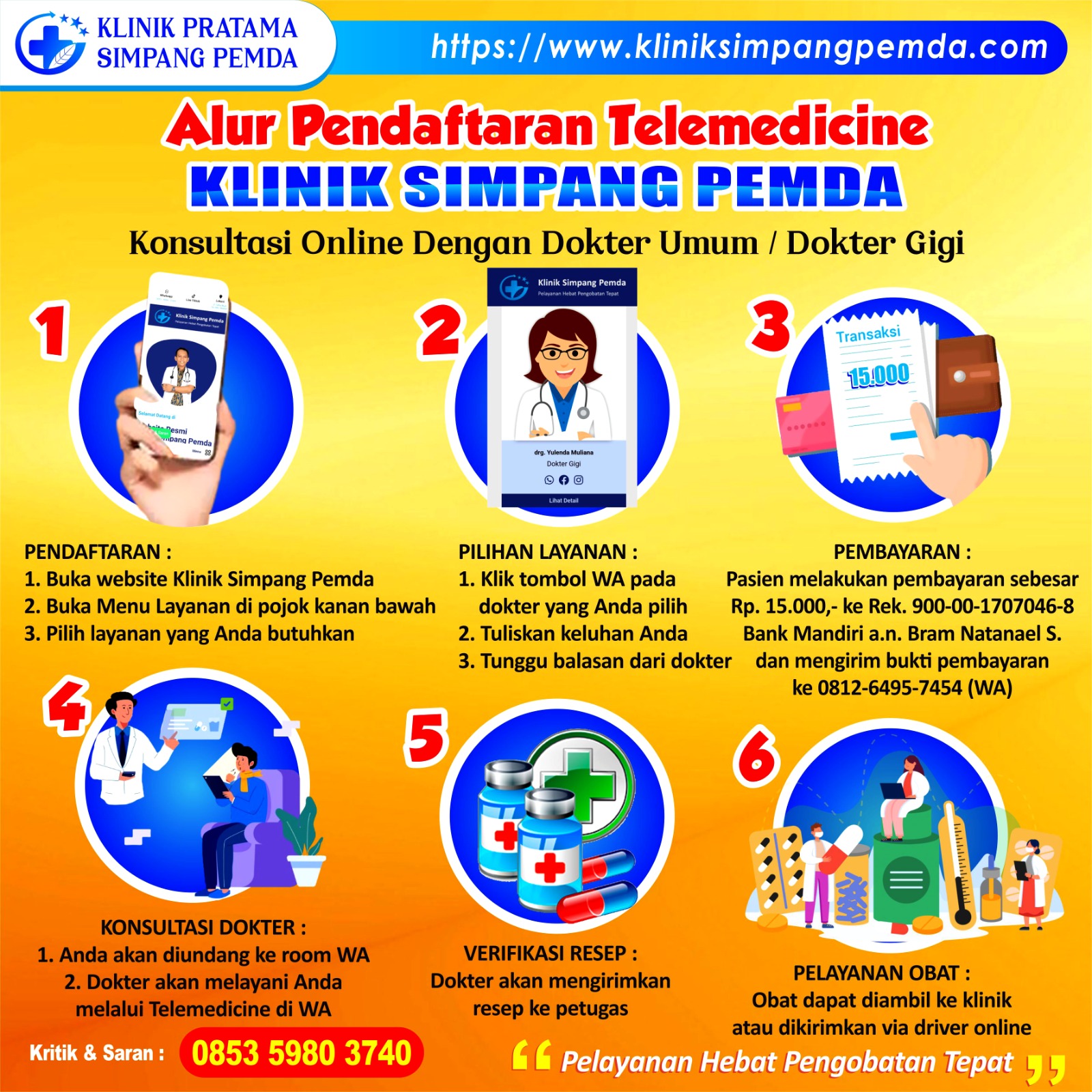 Klinik Pratama Simpang Pemda: Layanan Telemedicine Dokter Umum & Dokter ...