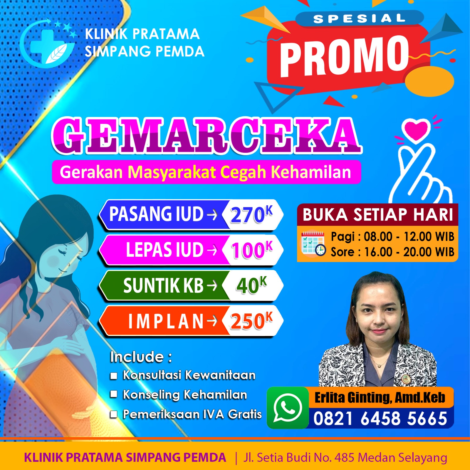 Erlita Ginting, Amd.Keb | Klinik Simpang Pemda