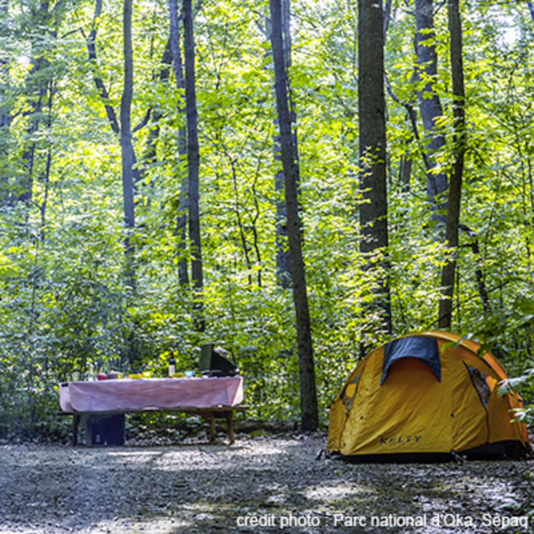 Camping du parc national d'Oka | Québec Vacances
