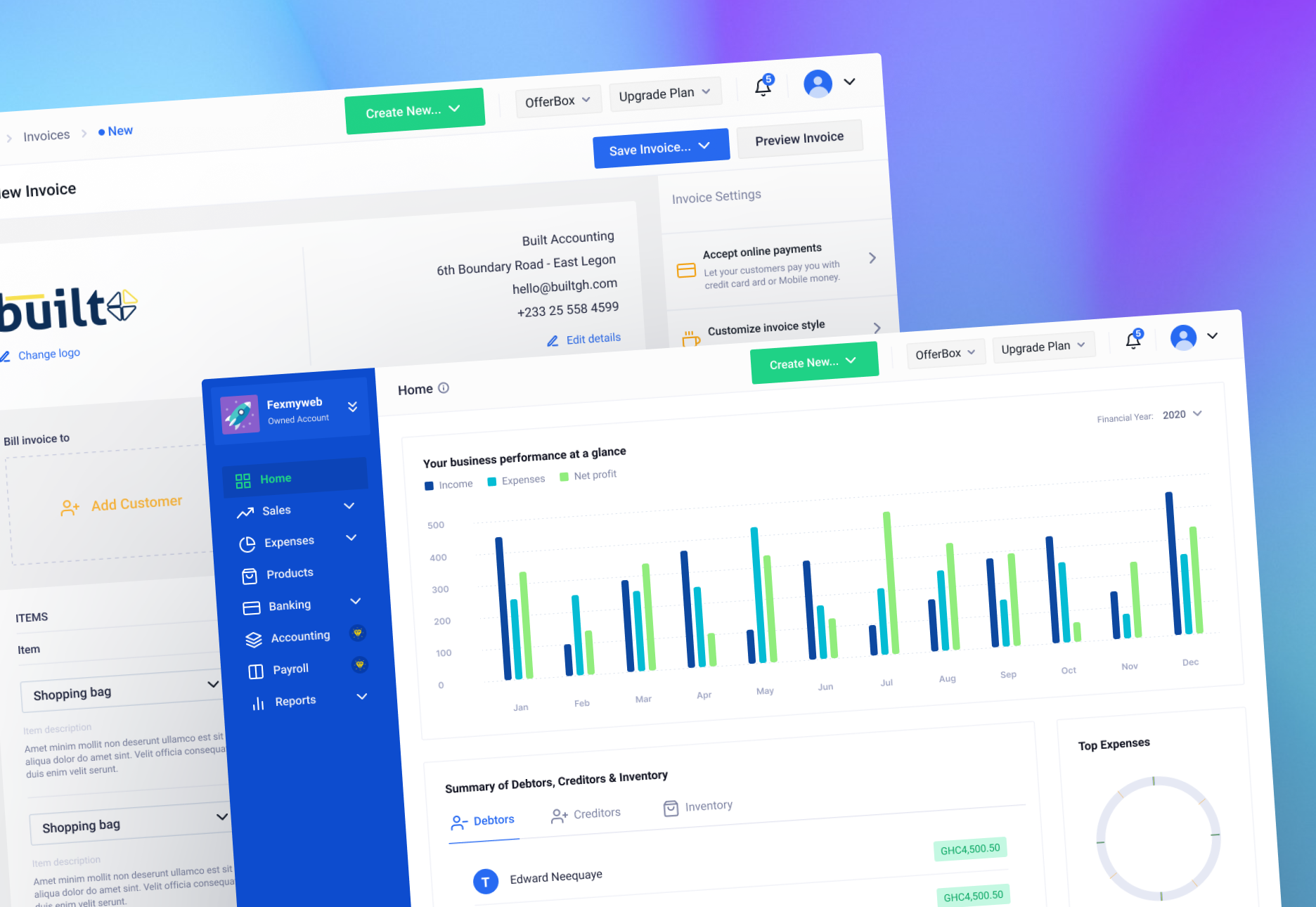 Built Accounting | Daniel Sarkwa - Portfolio
