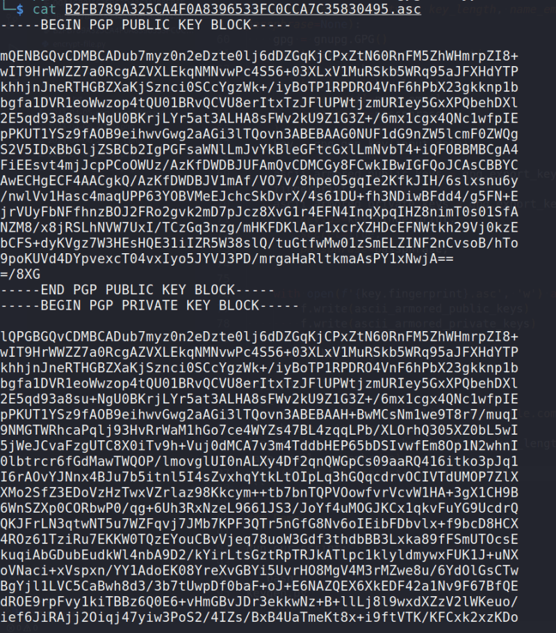 PGP encryption. Practical examples