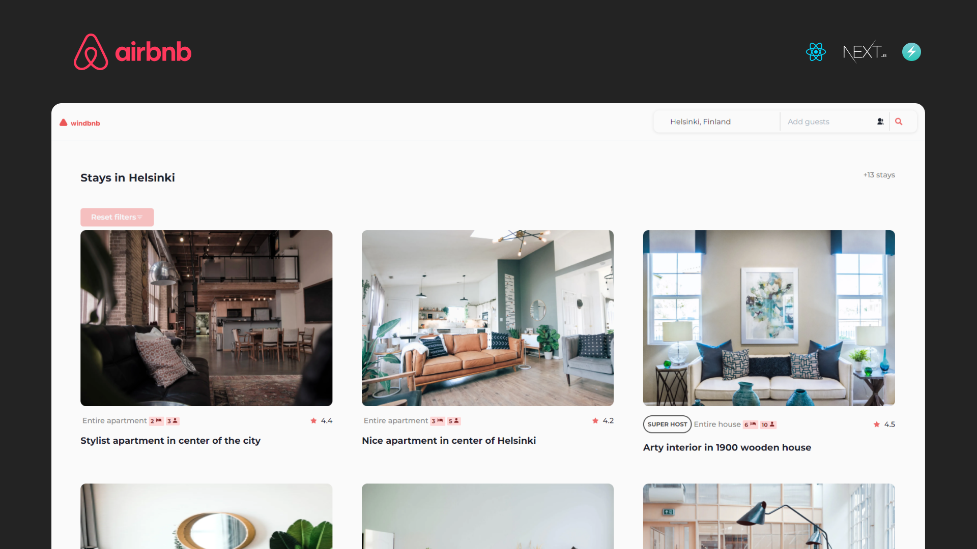 GitHub - lautaandreani/airbnb-clone: Versión pequeña de Airbnb donde el usuario puede filtrar ...