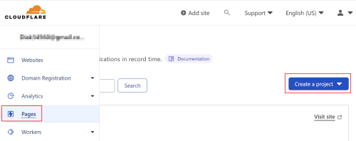 cloudflare pagesで無料でサイトを公開