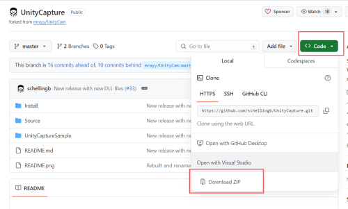 Unity Captureを使いZoomに表示させる