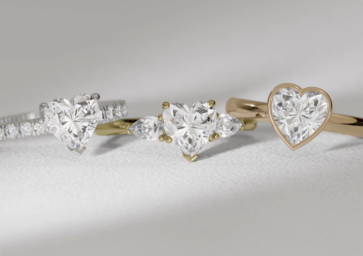 Ultimate Guide to Heart Cut Diamond Engagement Rings NZ | Four Words