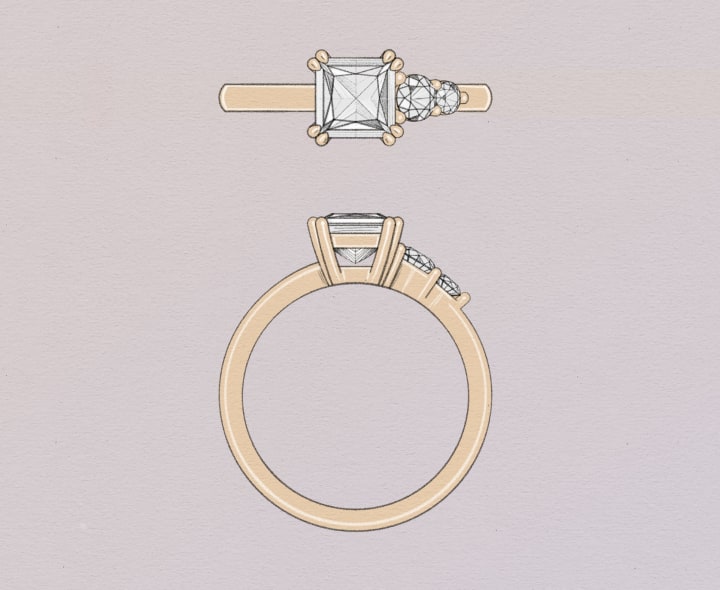 The Princess Cut Diamond: Buying and Design Guide NZ | Four Words