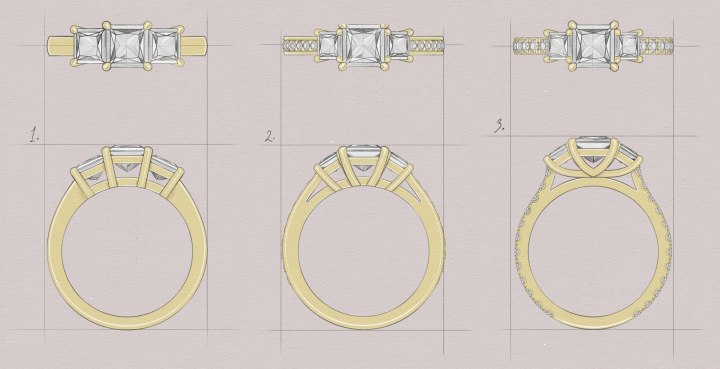 The Princess Cut Diamond: Buying and Design Guide NZ | Four Words