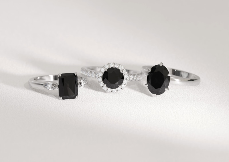 Black Lab Diamond Engagement Rings: What you need to know | Four Words