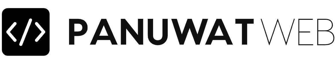 รับเขียนโปรแกรม - รับทําเว็บไซต์ | Panuwat Web