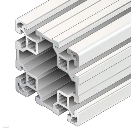 Rexroth Strut Profil 80x80L – 6,07 m aluminiumsprofil