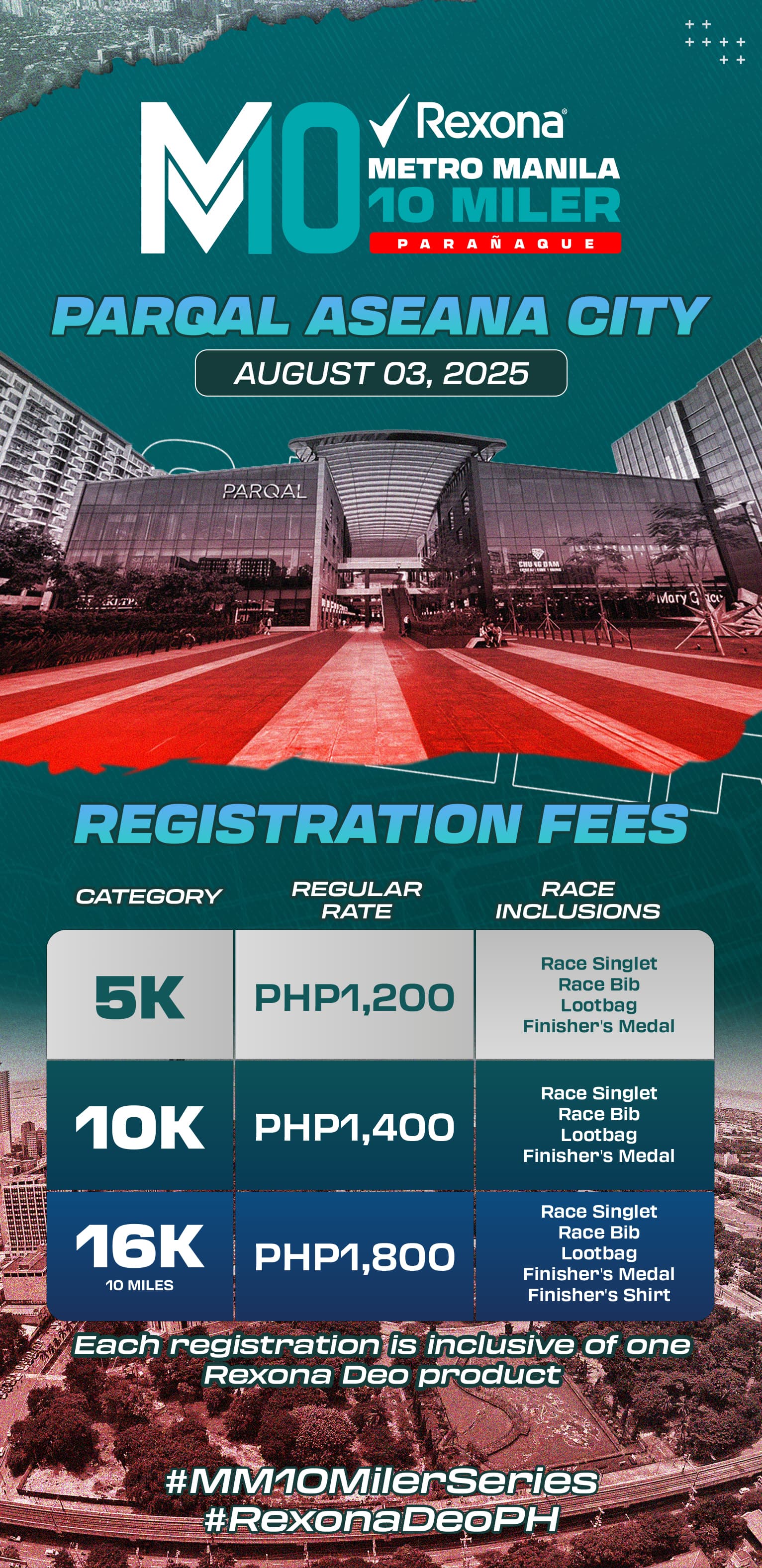 Rexona Metro Manila 10 Miler - Parañaque City - Upcoming running in ...