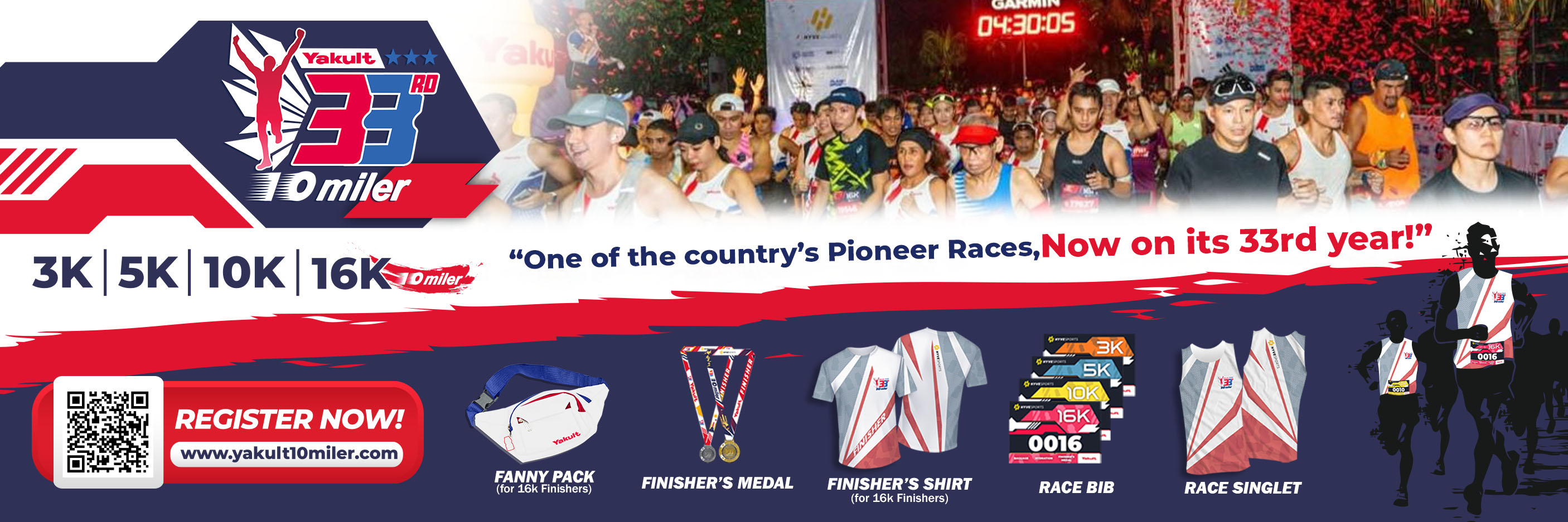 33rd Yakult 10-Miler - Upcoming running in SM Mall of Asia | rosterpinas