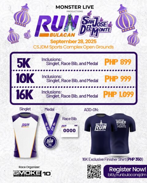 Run Bulacan San Juan Del Monte 2025 - Upcoming running in CSJDM Sports Complex Open Grounds ...